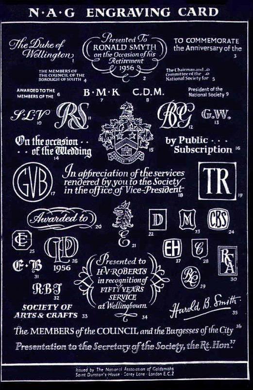 Engraving – Sharp & Sons Jewellers Ltd.